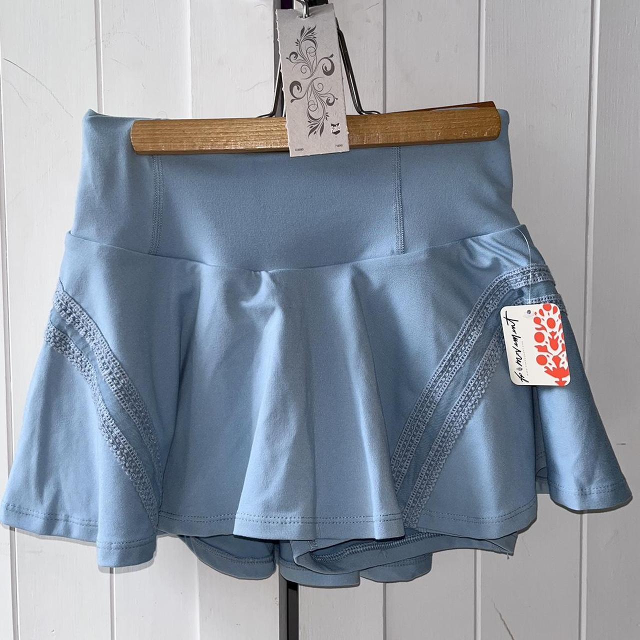 Free people Skort XS New with tag Pastel / light... - Depop