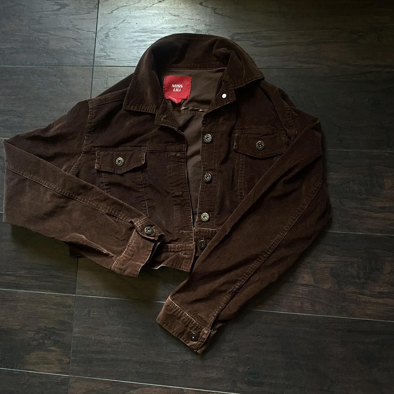 Miss Lili brown corduroy jacket Size XL I am a... | Depop