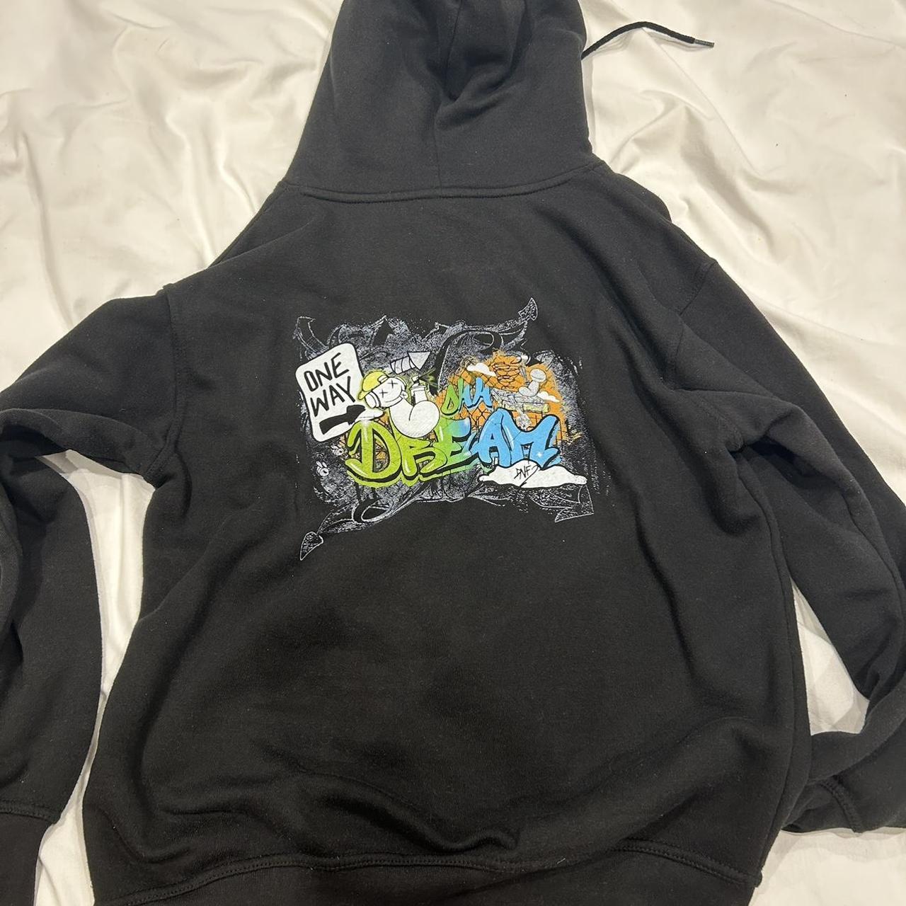 dream 30 million subscribers black merch hoodie in... - Depop