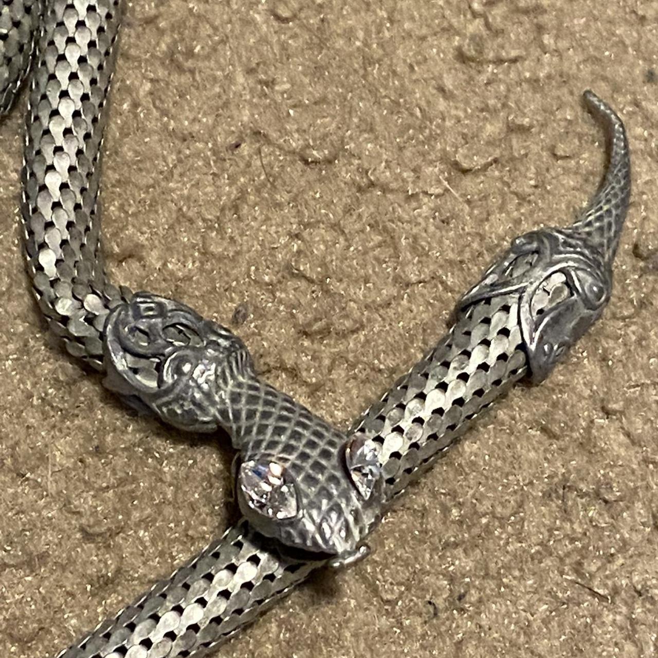 Men's Grey and White Belt | Depop