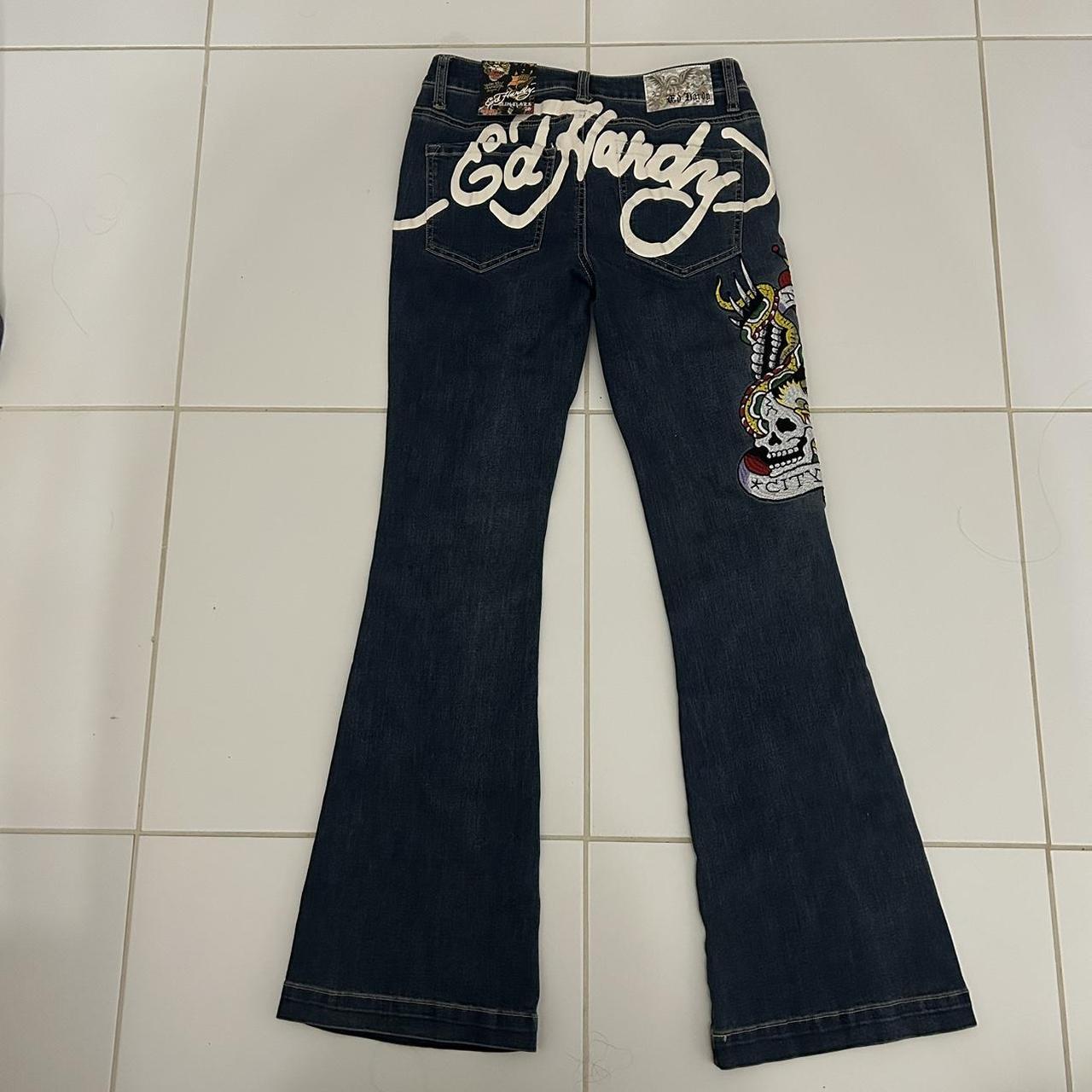 Ed Hardy jeans in a size 34 women’s #edhardy... - Depop