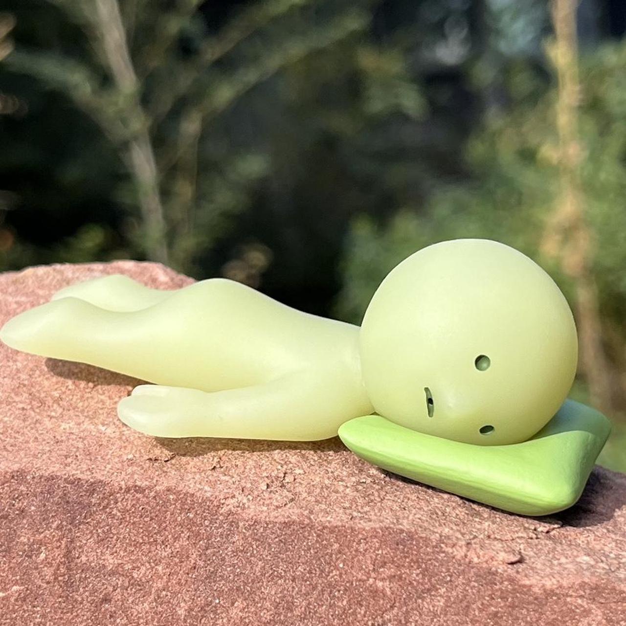 Smiski Living Series “Smiski Lying” with green... - Depop