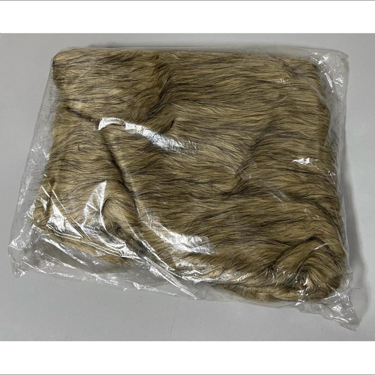 Beige Brown Black Faux Fur Fabric — 1 Yard 🤎 #faux... - Depop