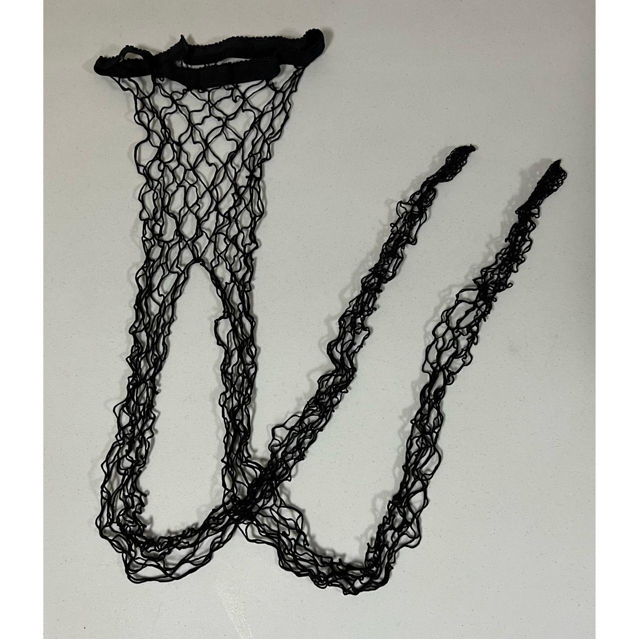 Black Wide-Hole Fishnets Fishnet Stockings Tights... - Depop