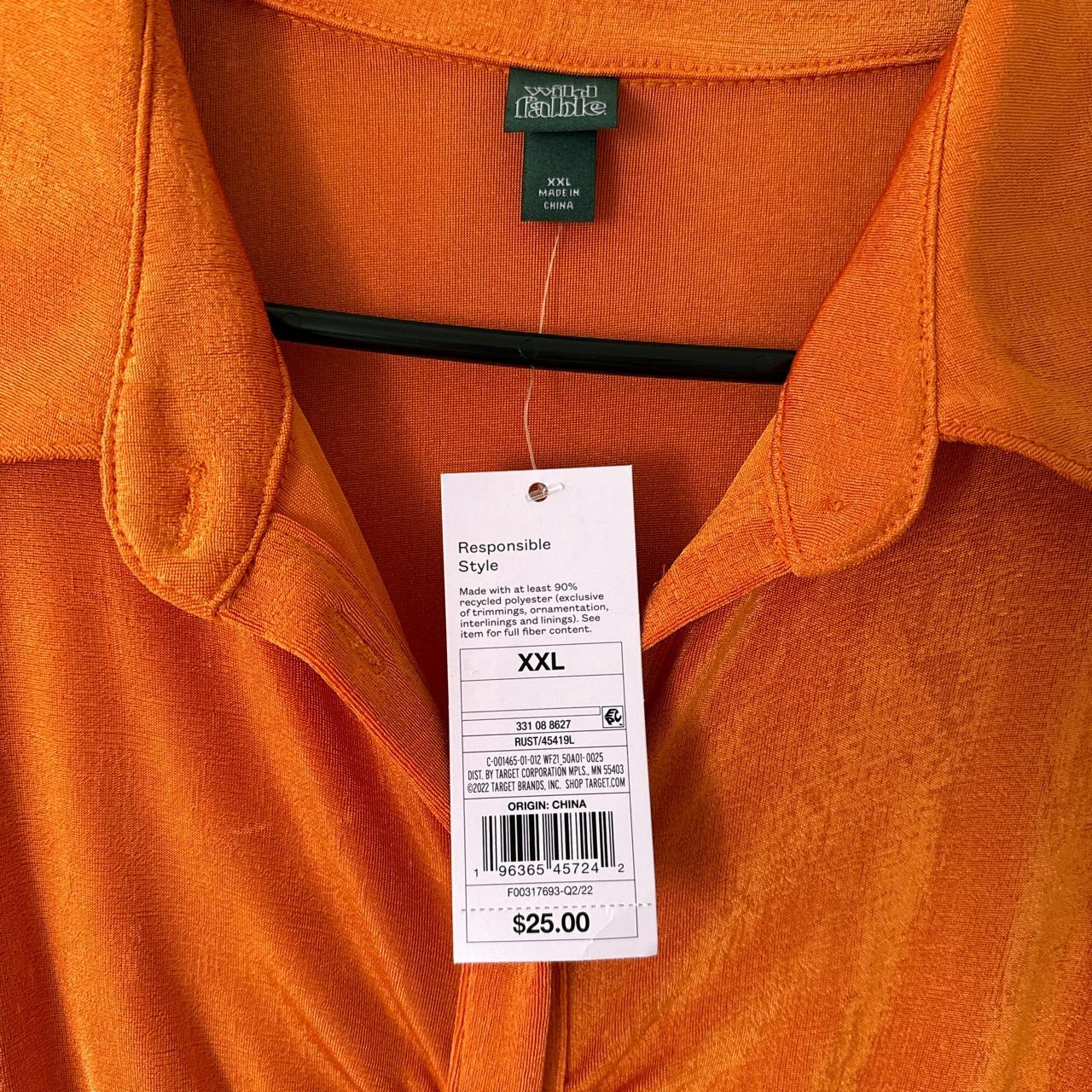 Wild Fable Orange Dress - Target Never worn and tag... - Depop