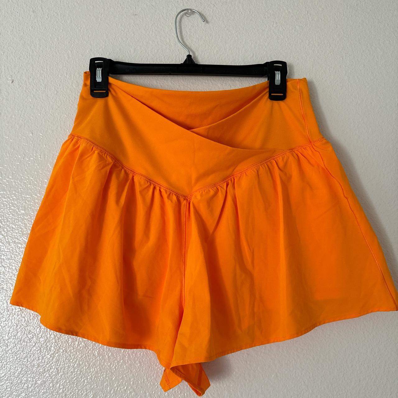 Aerie Flowy Crossover Running Shorts Barely worn,... - Depop