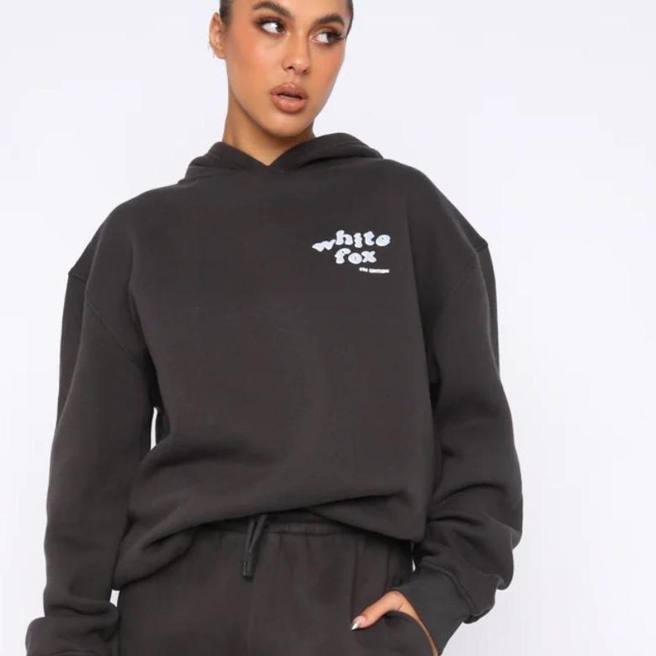 White fox jumper Brown colour a Size XS - Depop