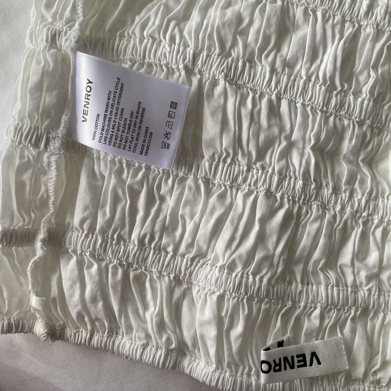 Venroy Strapless Elastic Bodice - White Instant buy... - Depop