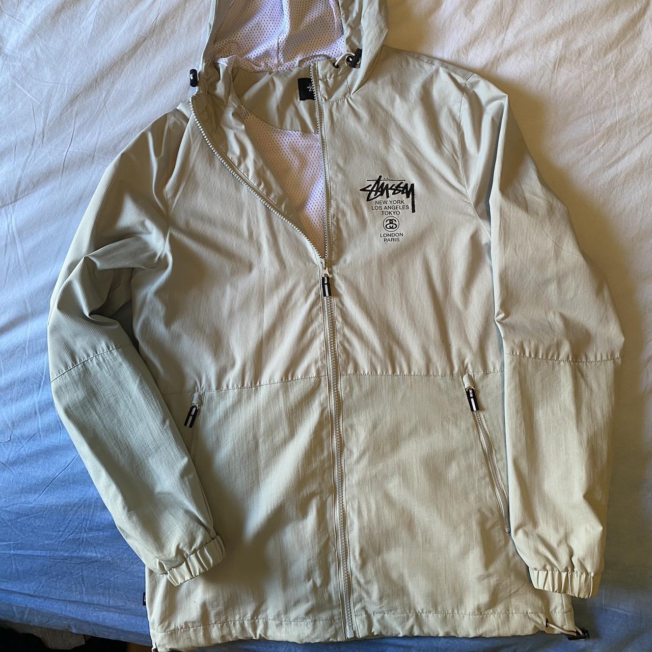 stussy windbreaker such a nice piece tagged Small... - Depop