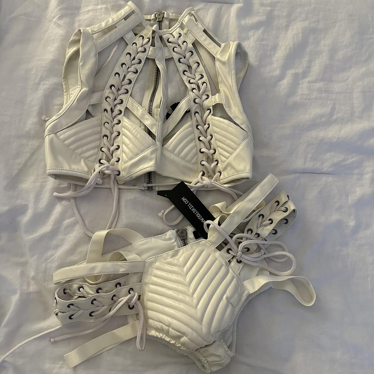 Dolls Kill Club Exx Rude Awakening Set White Depop