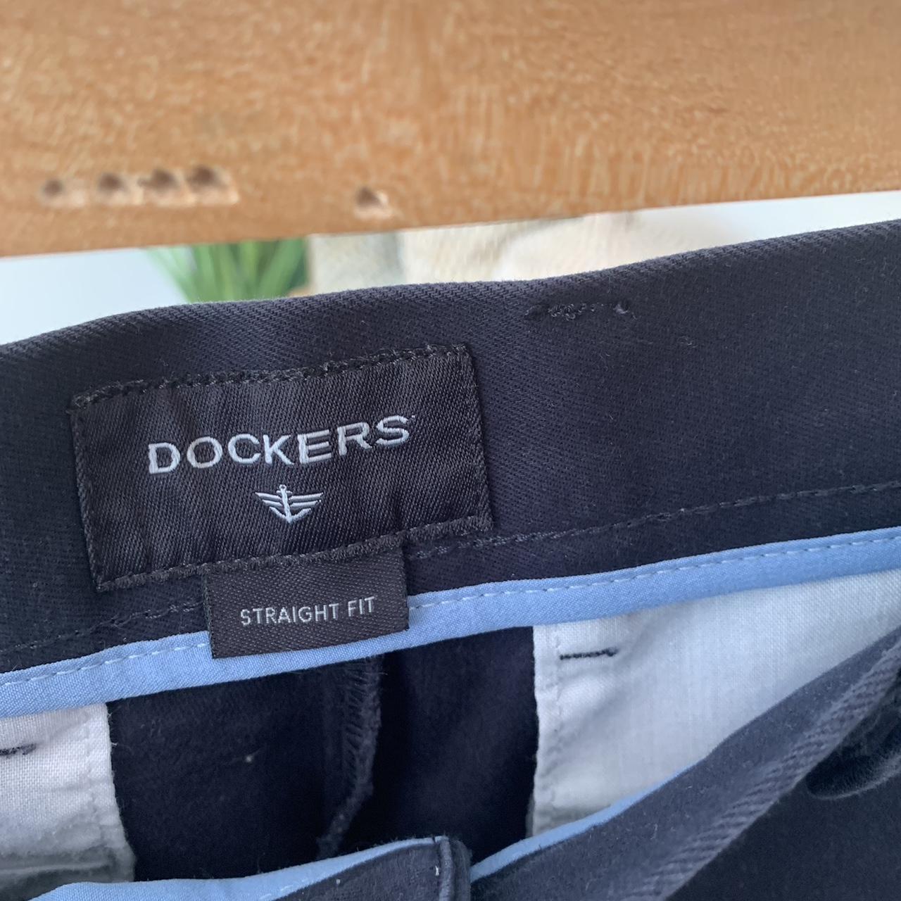 Dockers Men's Navy Trousers | Depop