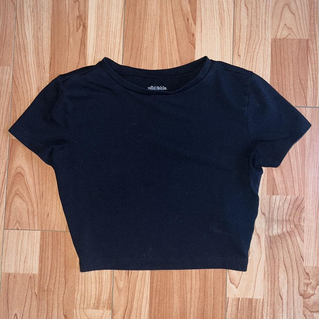 Wild Fable Black Crop Top Size XS good... - Depop