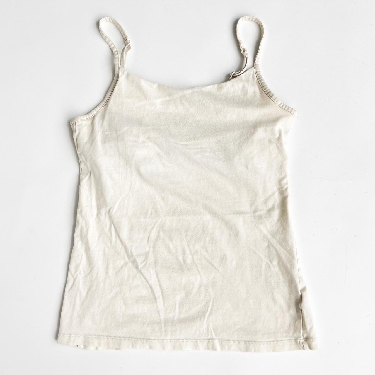 vintage cami tank vtg “oscar de la renta” cream... - Depop