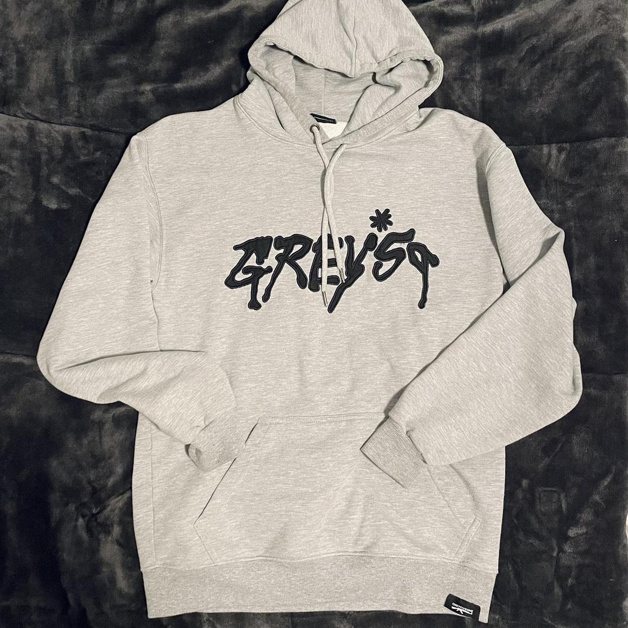 $uicideboy$ grey59 script hoodie (GREY) size... - Depop