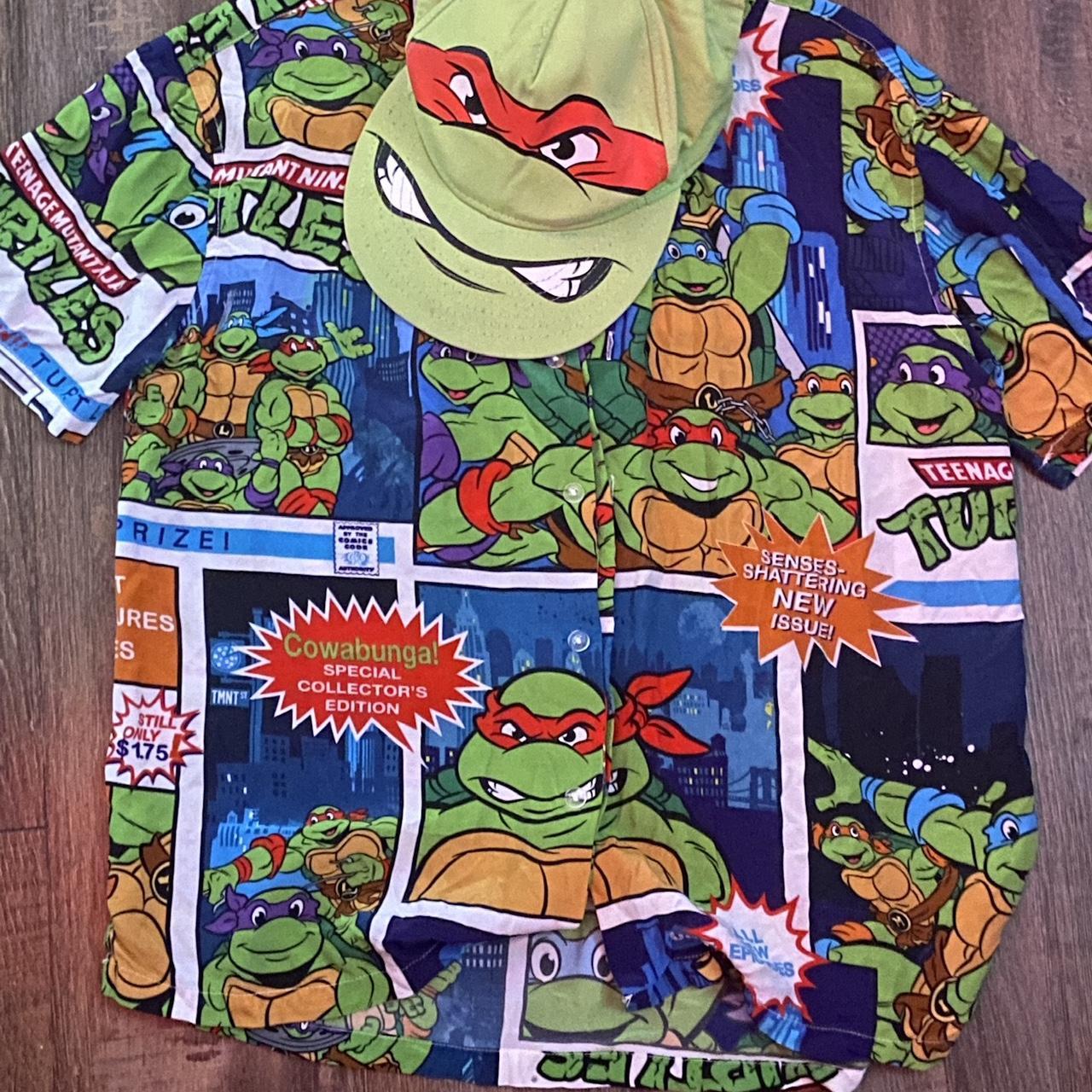 teenage mutant ninja turtles button down - Depop