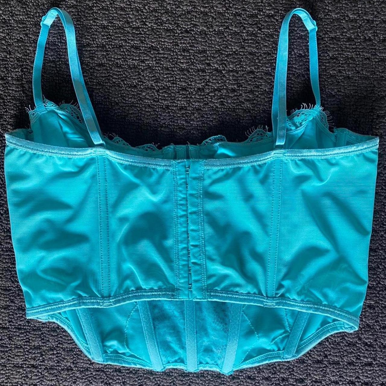 Viral corset from glassons in turquoise Size... - Depop