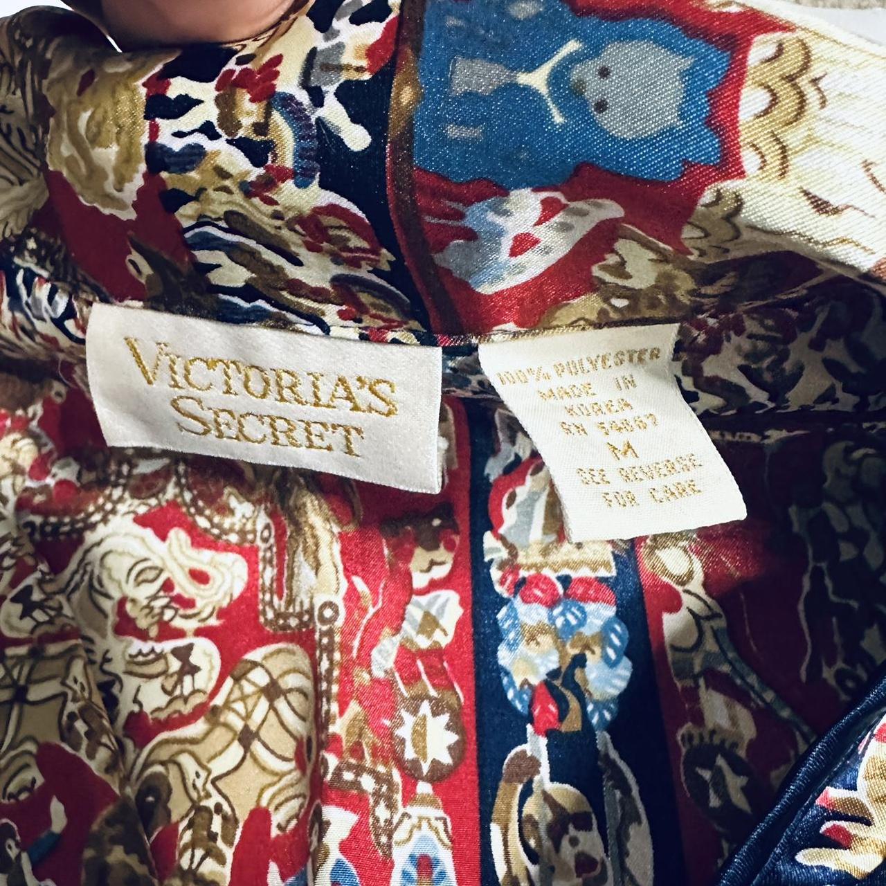 Victoria’s Secret vintage gold label satin matching... - Depop