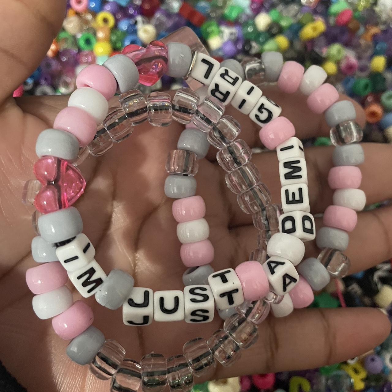 DEMI GIRL PRIDE MYSTERY KANDI SET - 5 SINGLES 5... - Depop