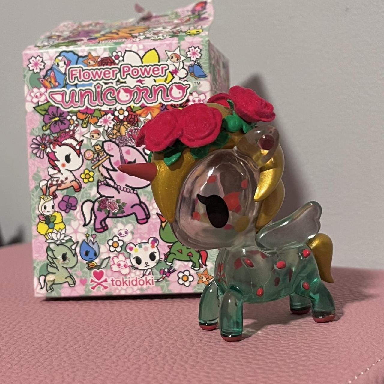 TokiDoki Flower Power Rosa Unicorno collectible... - Depop