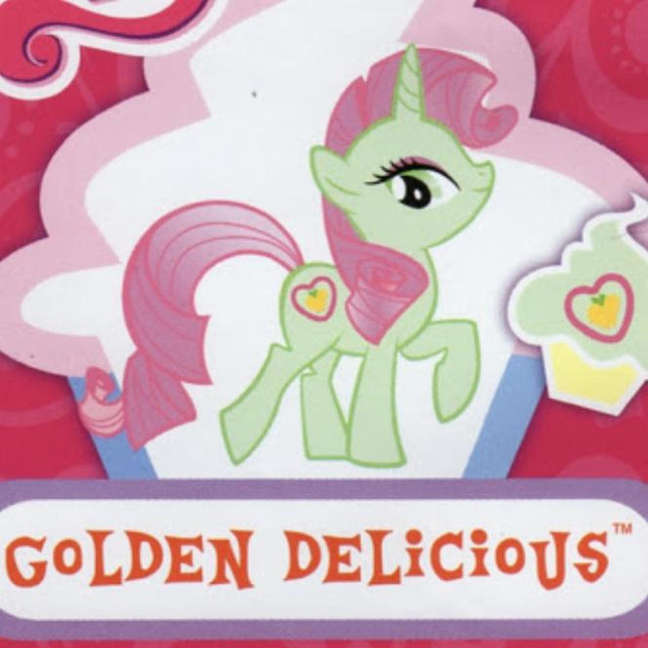 handmade Golden Delicious MLP Keychain around 5.5”... - Depop