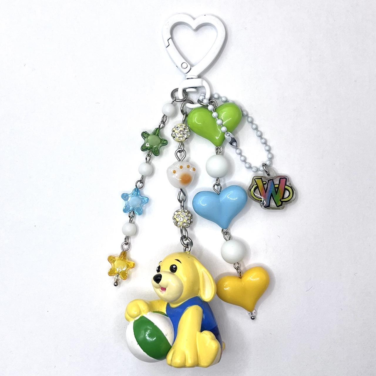 handmade Webkinz inspired keychain/bag charm 🐶 made... | Depop