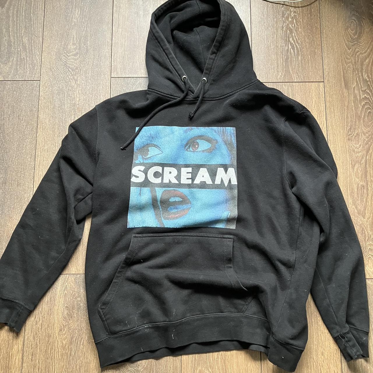 VINTAGE 90s Scream Movie Hoodie - XL - Depop