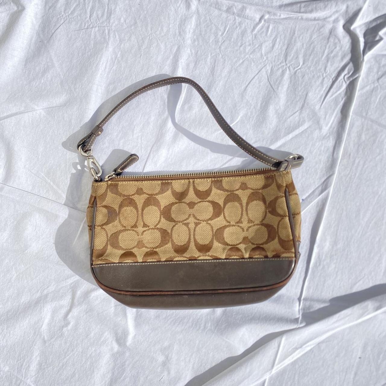 genuine coach baguette bag! some small scuffs but... - Depop