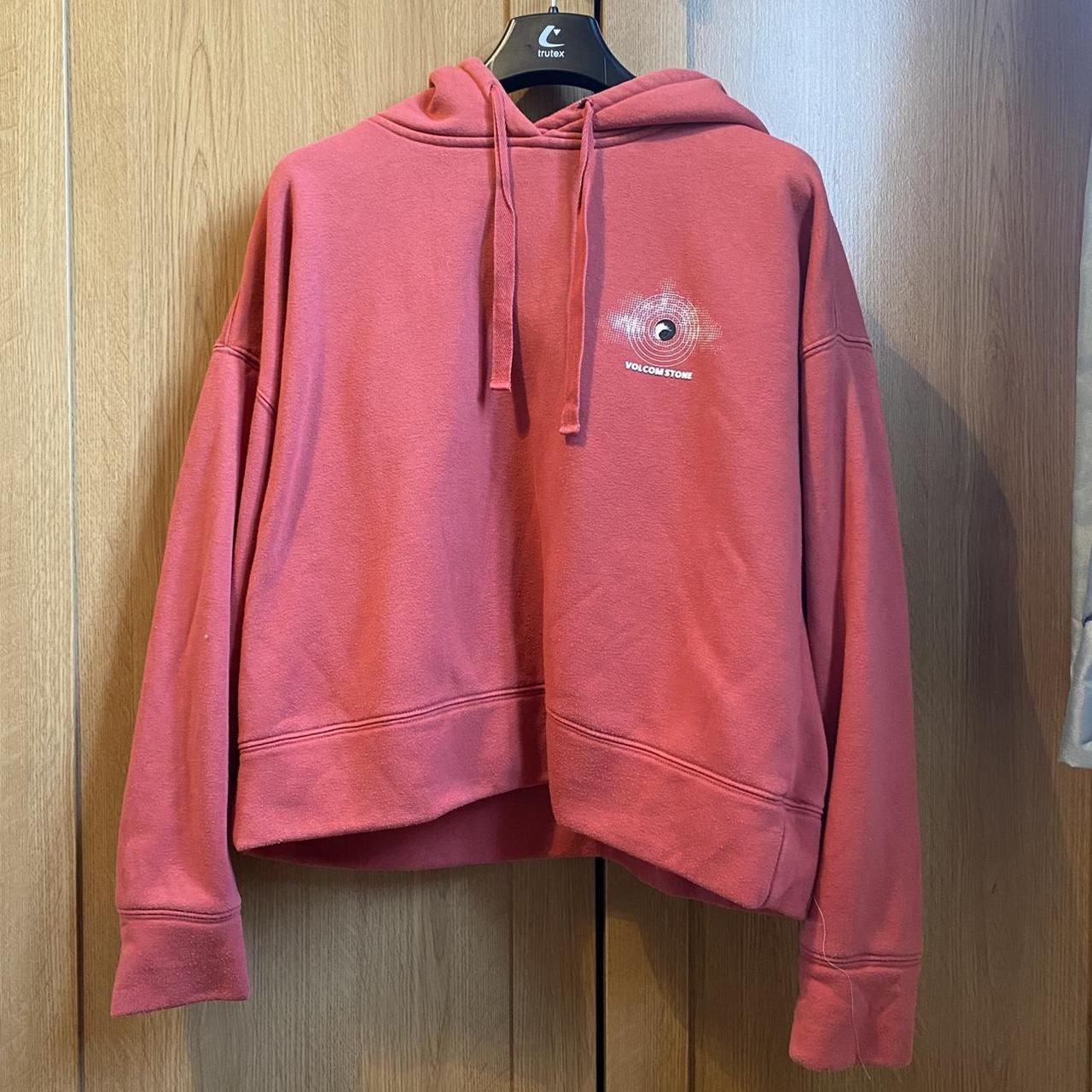 Volcom Stone cropped hoodie, really thick and warm... - Depop