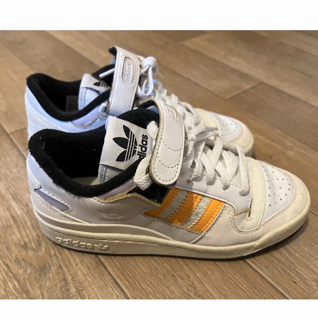Adidas Forum Low in Black and Orange Used a few... - Depop