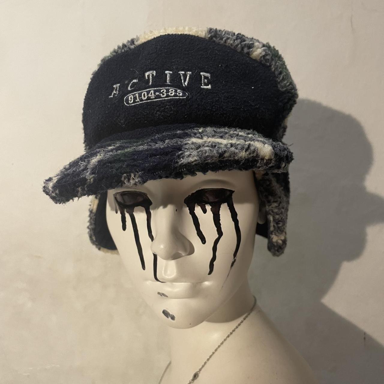 Vintage Canadian ear flap cap - size S/M - Flannel... - Depop