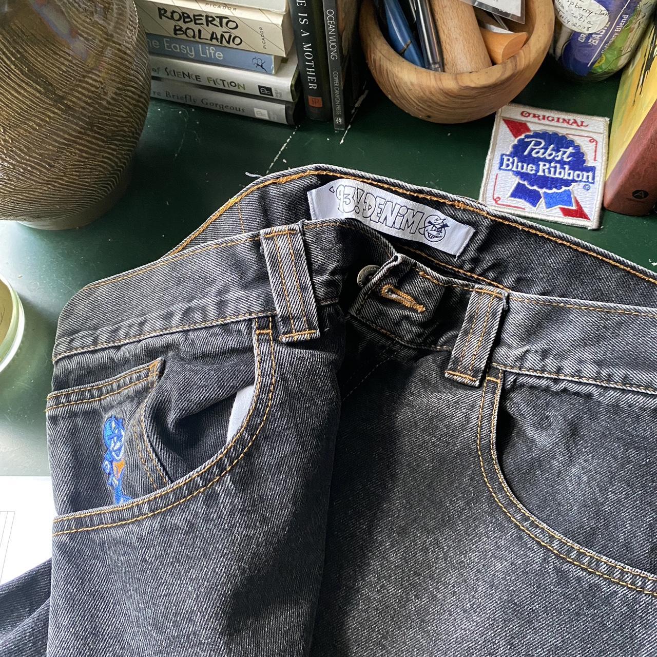 Polar 93 Denim Washed Black Great Jeans, Great Fit,... - Depop