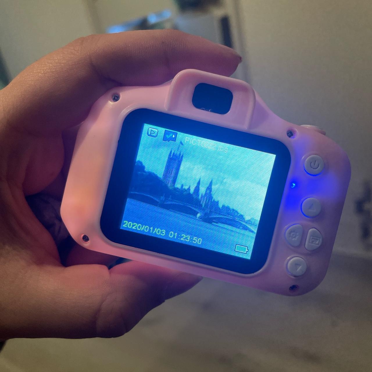 PINK VINTAGE MINI CAM comes with SD card and... - Depop