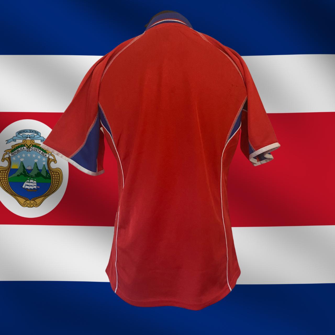 COSTA RICA 2002 HOME FOOTBALL SHIRT Size:... - Depop