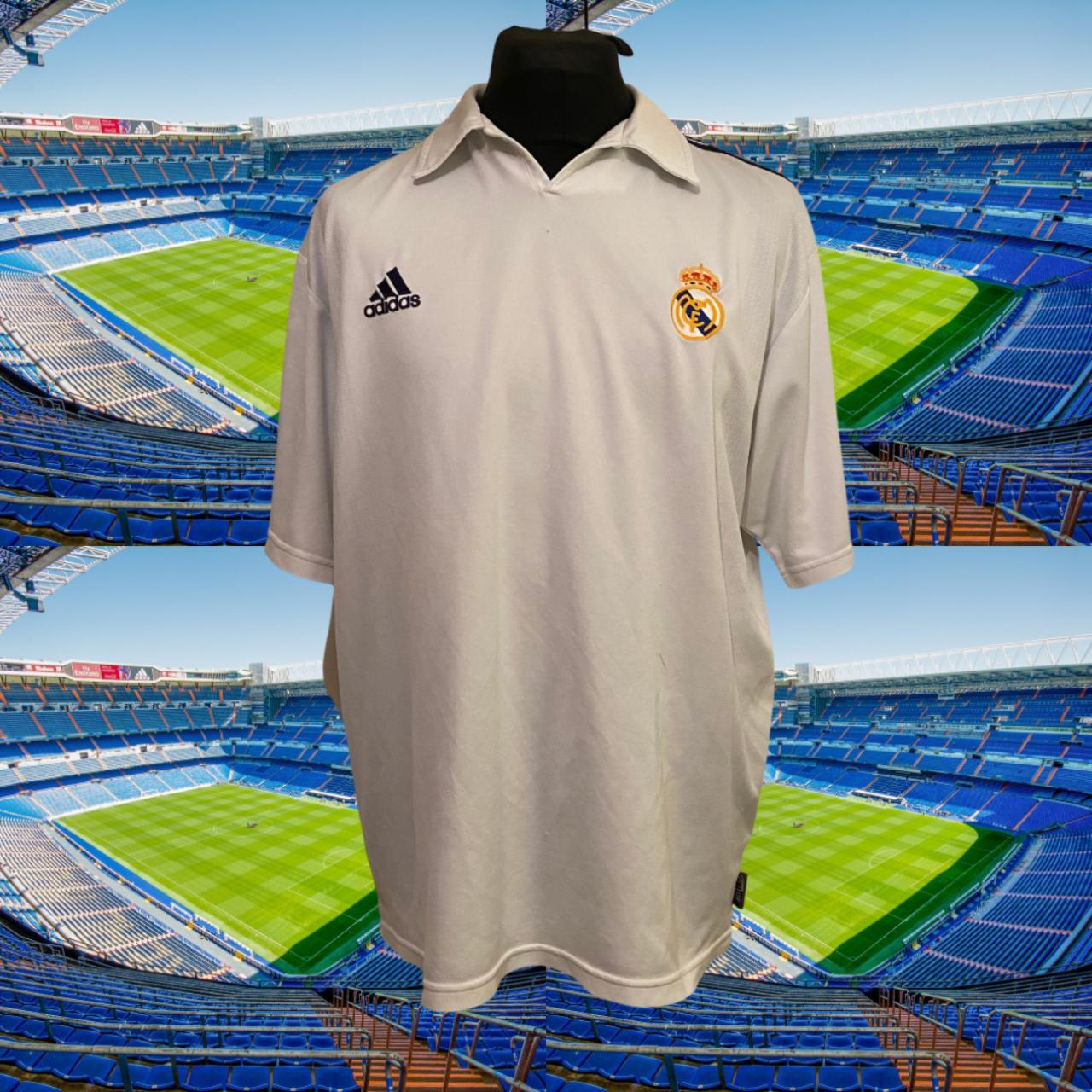 REAL MADRID 2002-03 CENTENARY HOME FOOTBALL... - Depop