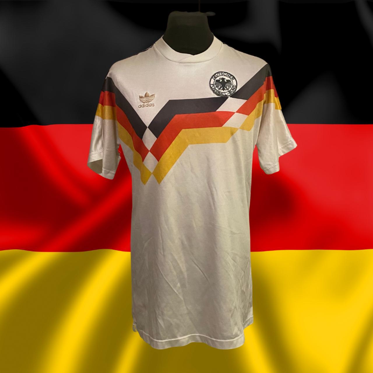 GERMANY 1988-91 HOME FOOTBALL SHIRT Size: XL This... - Depop
