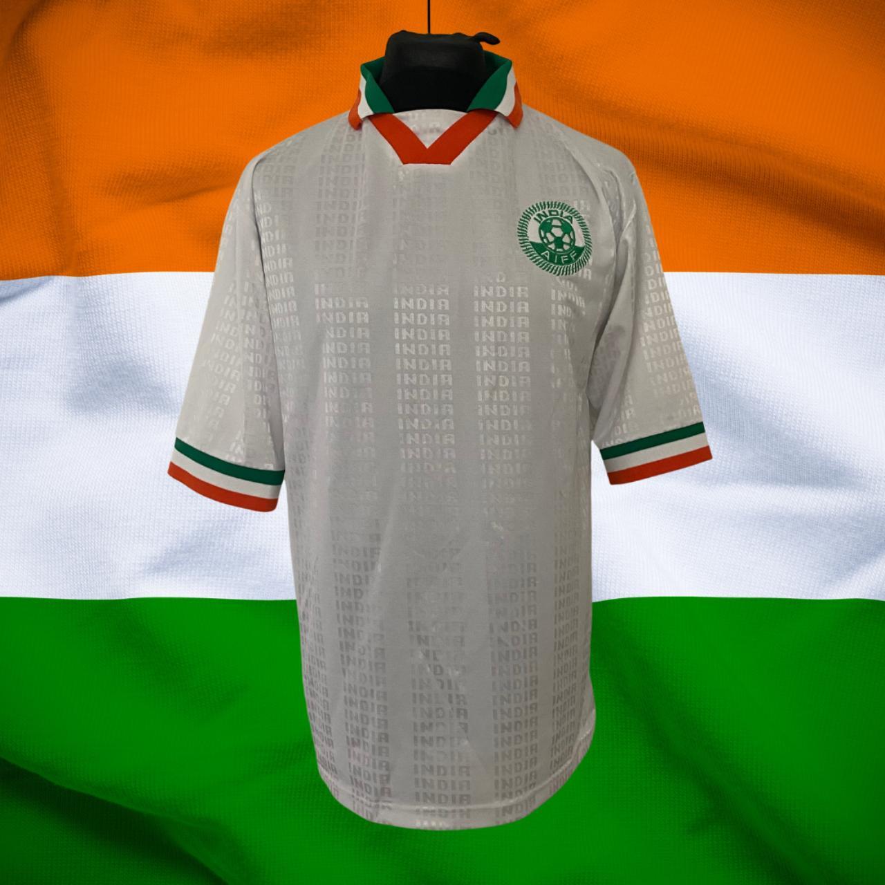 INDIA 2000-01 HOME FOOTBALL SHIRT Size: Large... - Depop
