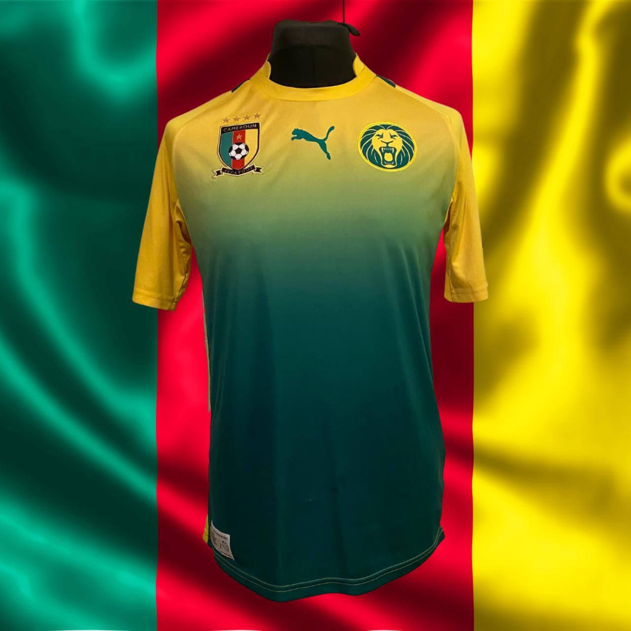 CAMEROON 2012-13 AWAY FOOTBALL SHIRT Size:... - Depop