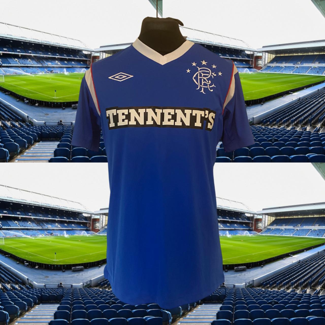 RANGERS 2008-09 HOME FOOTBALL SHIRT BNWT Size:... - Depop