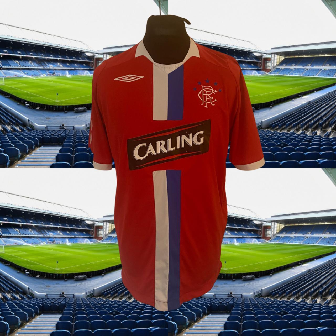RANGERS 2008-09 AWAY FOOTBALL SHIRT Size:... - Depop