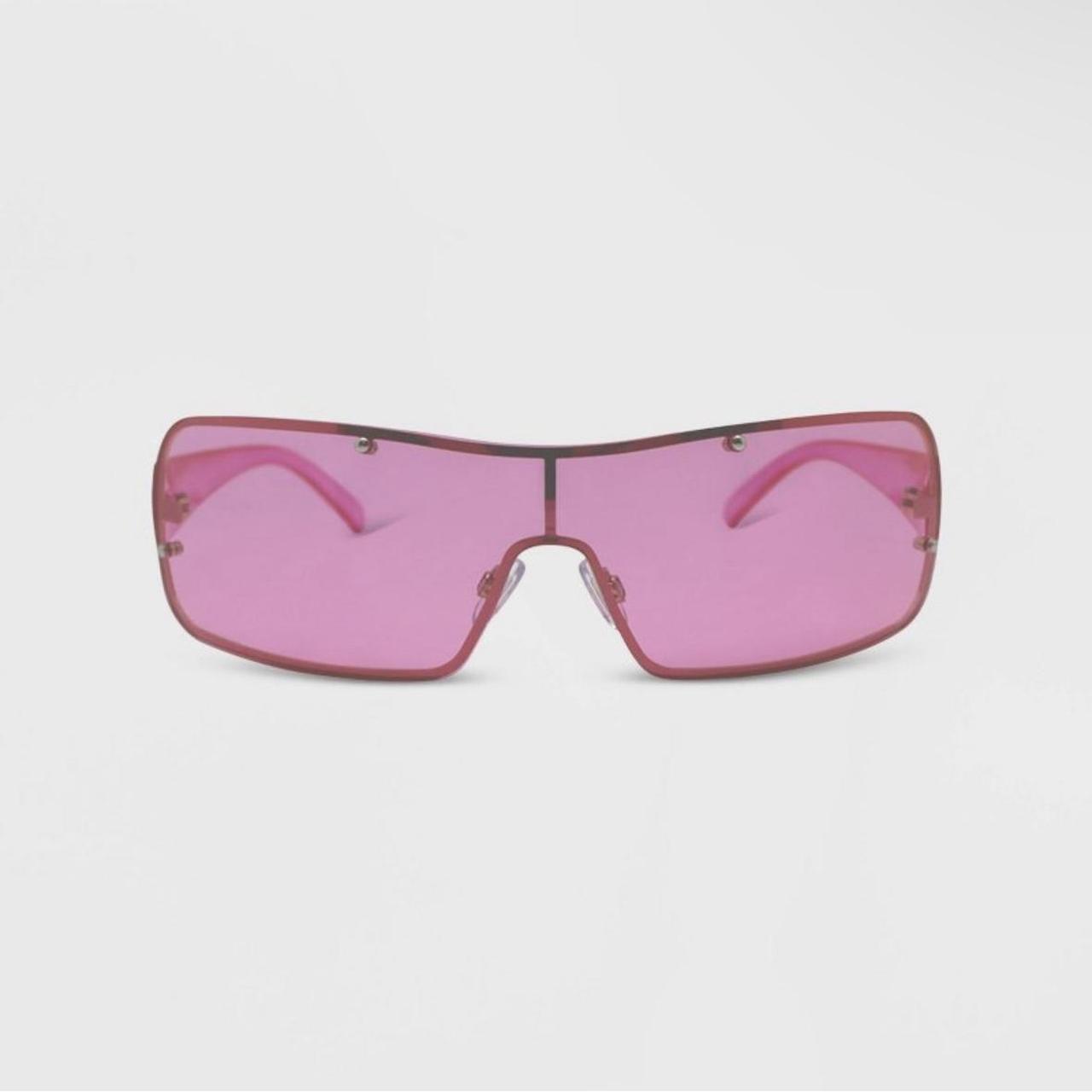 rimless pink sunglasses ☆ shipping: $ 5 ☆... - Depop