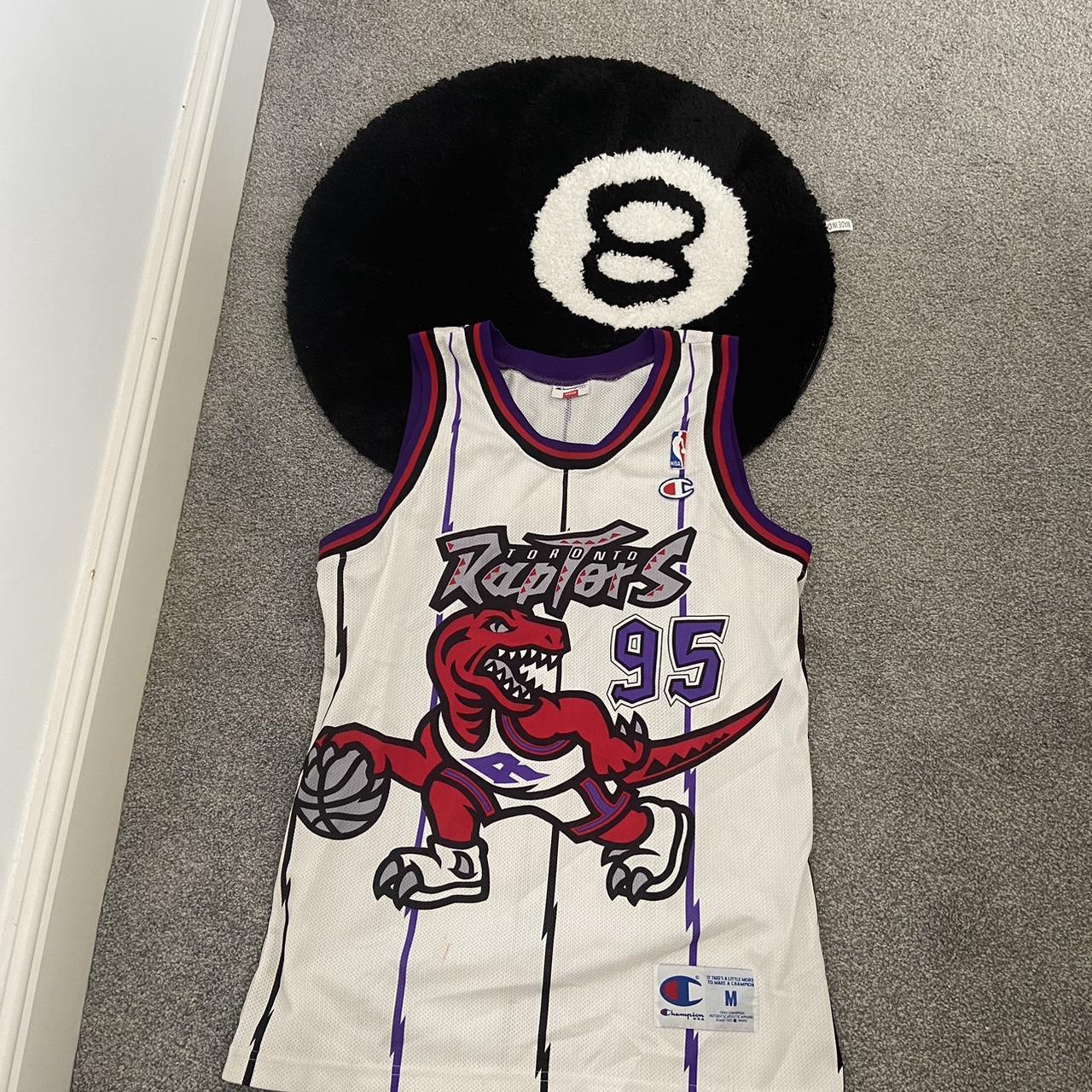 Toronto Raptors 95 champion jersey What a piece this... - Depop