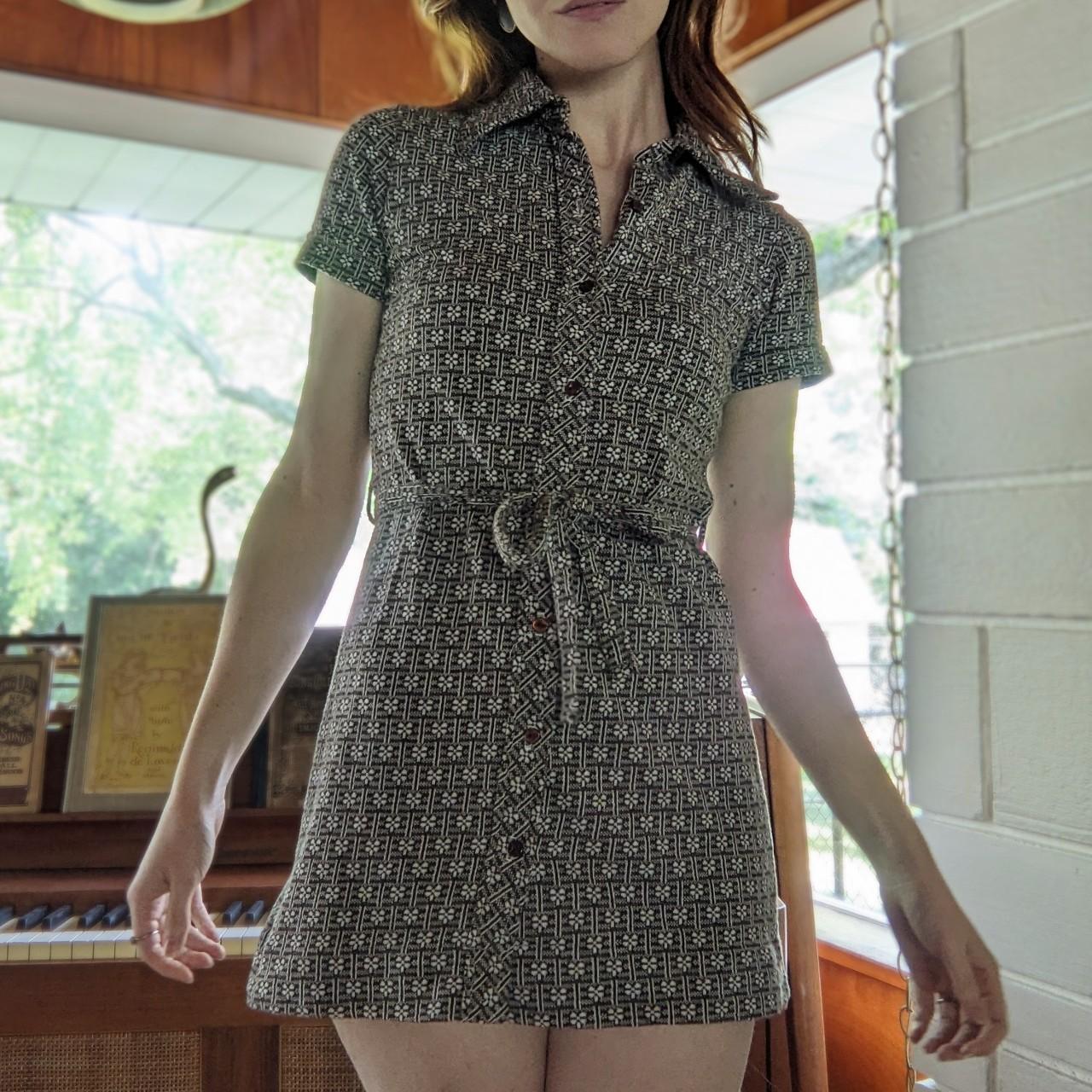 Cutest vintage 60s 70s mini dress. By "The Cracker... - Depop