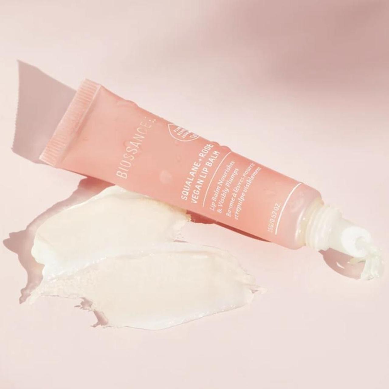 BIOSSANCE squalane + rose vegan lip balm A deeply... - Depop