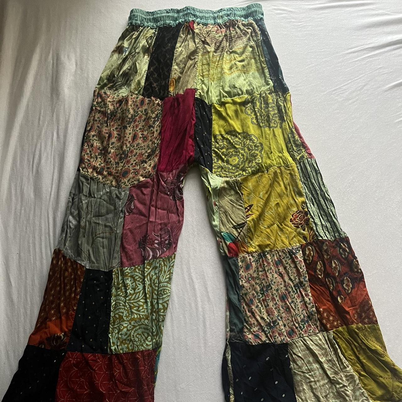 TheLittleBazaar hippie flowy pants, super... - Depop
