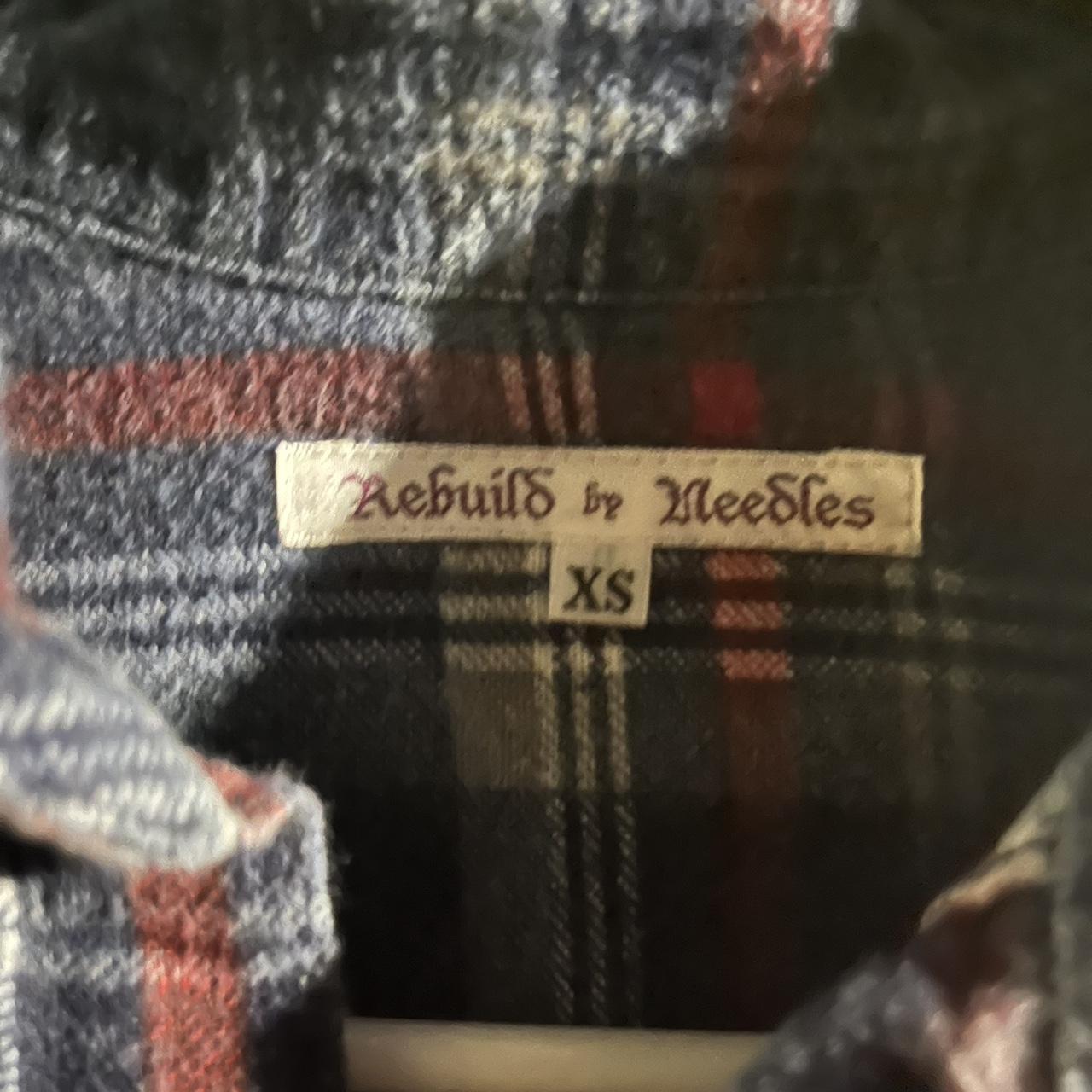 Needles Japan rebuilt 7 layer flannel tagged a xs... - Depop