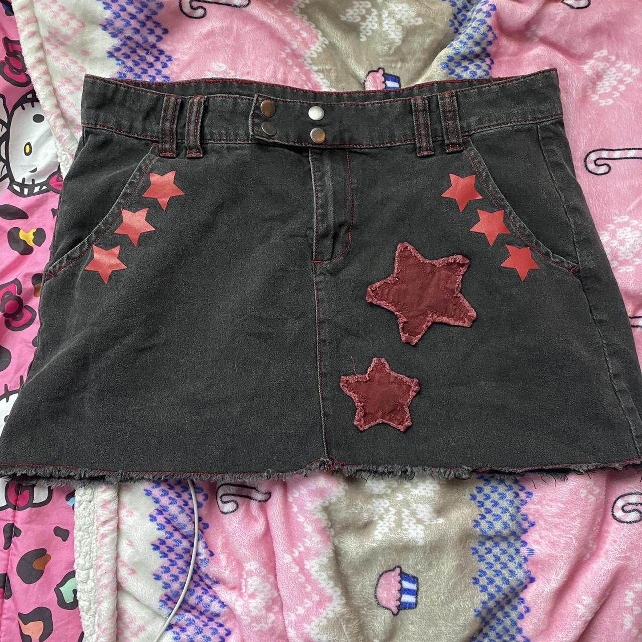 hot topic star skirt lowrise and so cute - Depop