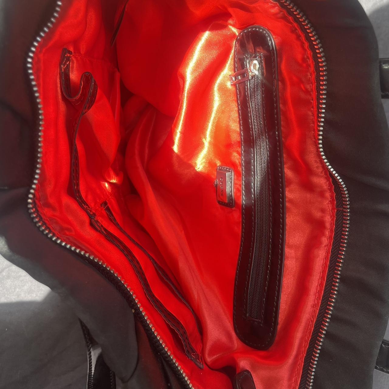 VINTAGE GUESS HOBO BAG 🎀 gorgeous red lining 🎀... - Depop