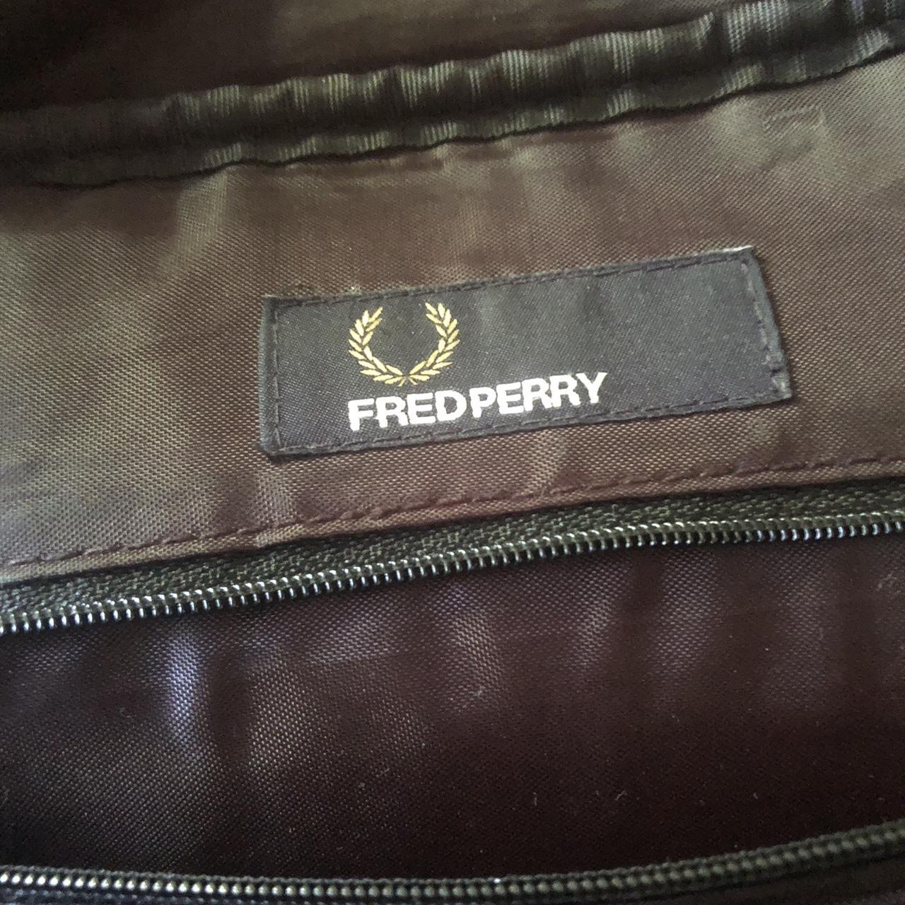 Fred Perry side bag, some damage as shown - Depop