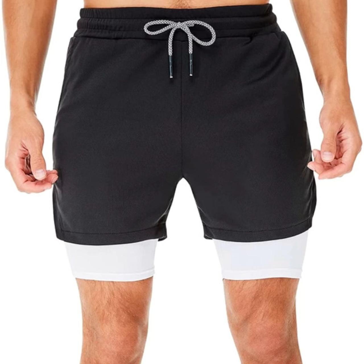 Zetrex men’s 2 in 1 running shorterfect condition... - Depop