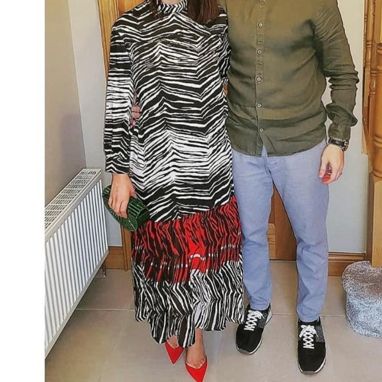 Zara Maxi Dress #animalprintdress #maxidress - Depop